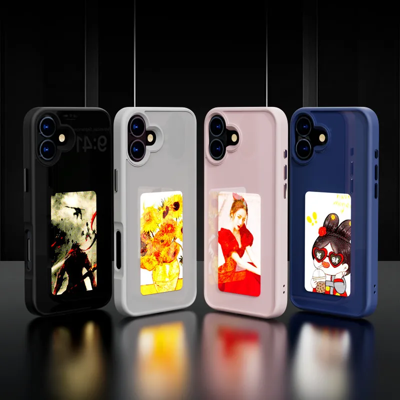 ink-Screen-DIY-Wireless-Transmission-Screen-Projection-Phone-Shell-For ...