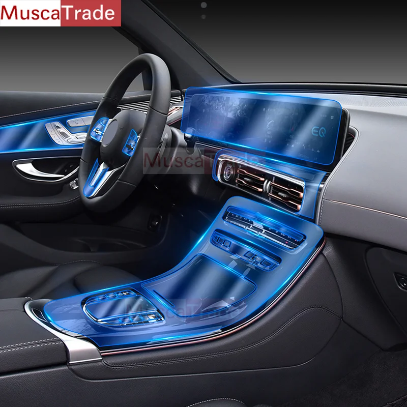 For-Merceds-Benz-EQC-350-400-2018-2023-2022-Car-Interior-Center-Console ...