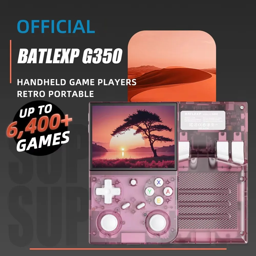 LDK G350 Handheld Game Console 3.5'' IPS Screen Linux System Portable ...