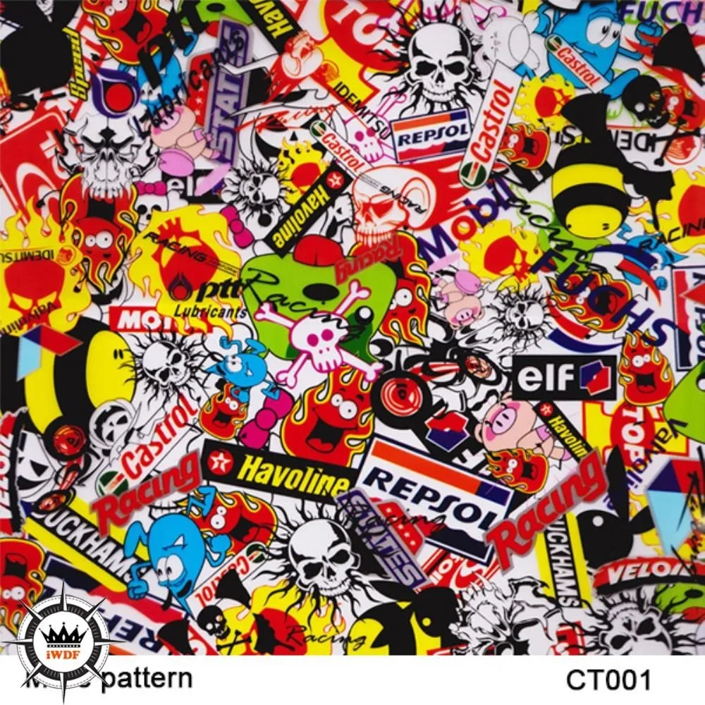 Hydrographic Film Water Transfer | Liquid Image Film | Decals Stickers ...