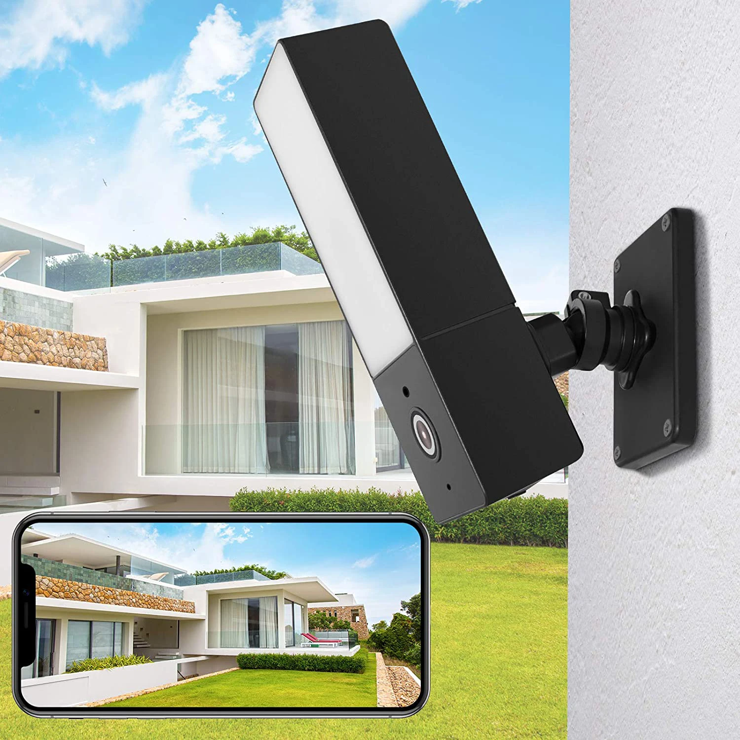 Tuya-Floodlight-Camera-1080P-Wifi-Camera-Waterproof-LED-Night-Vision ...