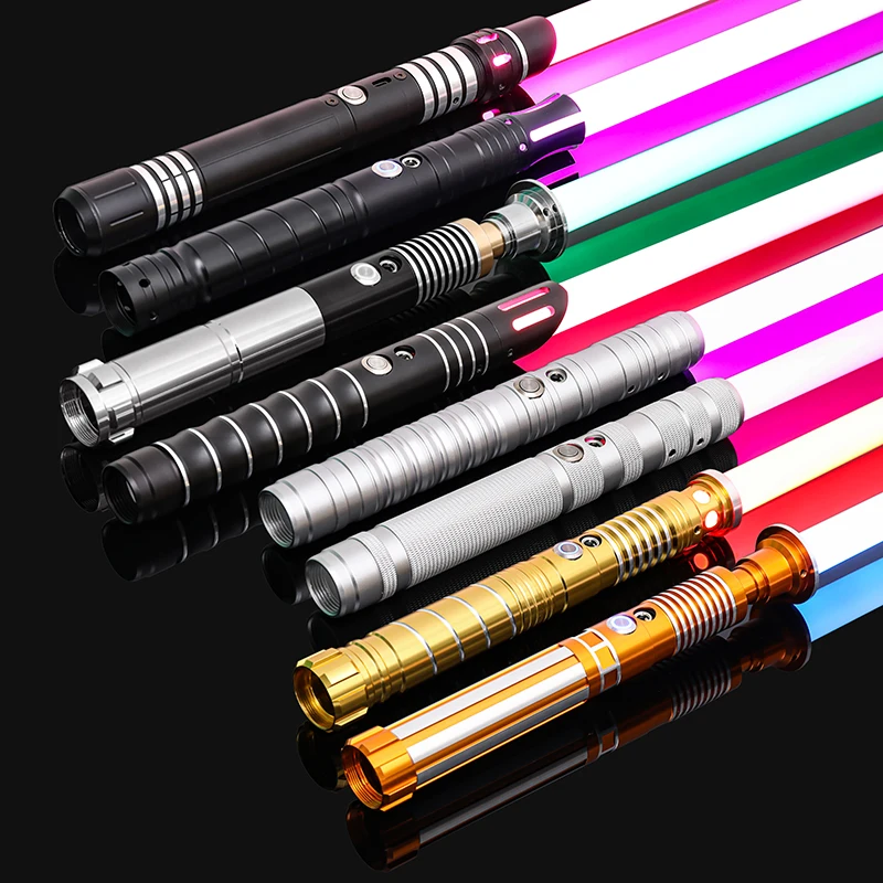 RGB-Metal-Lightsaber-Luke-Light-Saber-2-In-1-16-colors-Metal-Laser ...