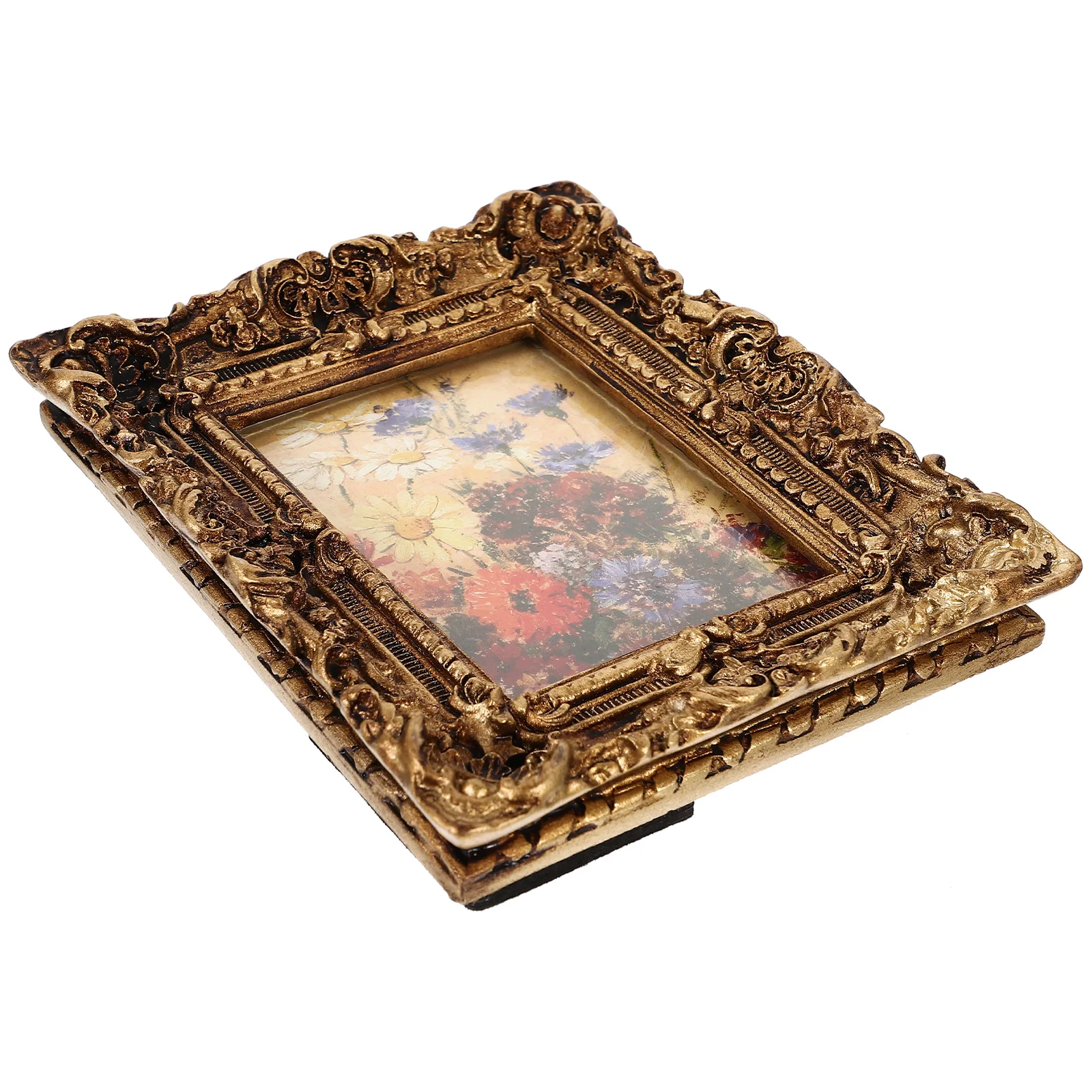 Dining-Room-Table-Decor-Photo-Resin-Frame-Vintage-Desk-Decorative-Small ...
