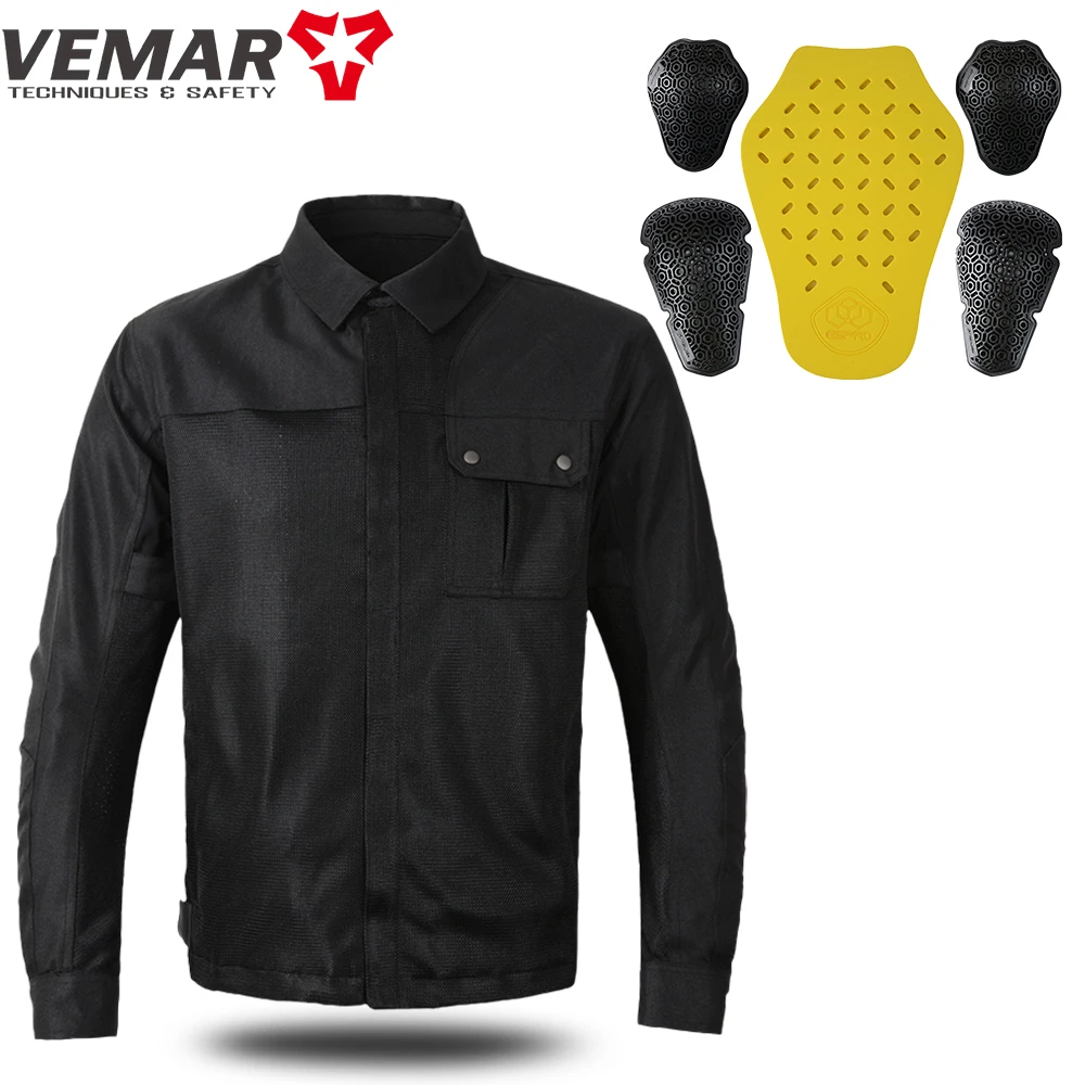 Spring-Summer-Breathable-Moto-Riding-Mesh-Clothing-Black-Fashion ...