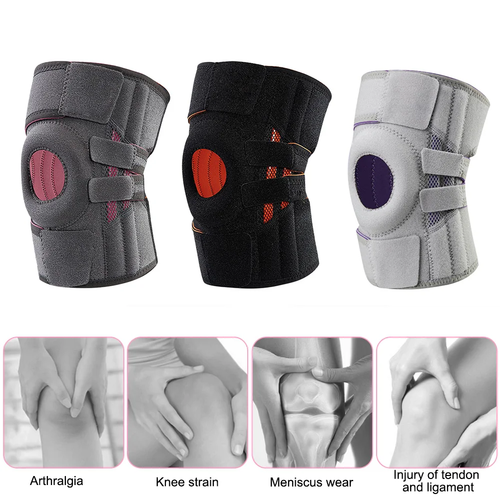 Orthopedic-Knee-Pad-with-Silicone-Spring-Knee-Brace-Support-Joint-Pain ...
