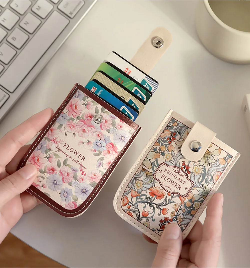 Laminated Concealed Mini Card Wallet Pull-out Type Credit Card Case ...