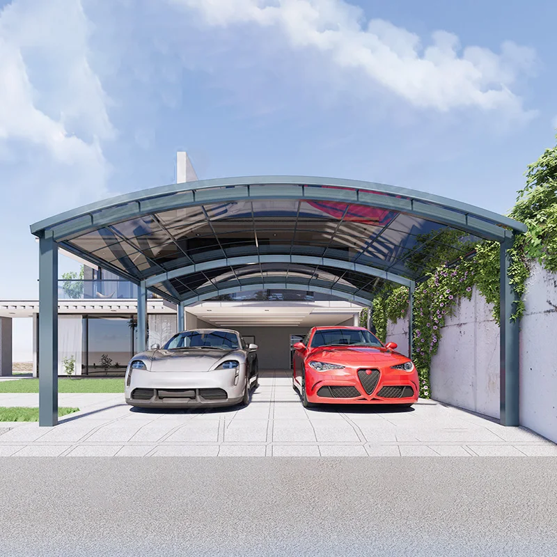 Alloy Parking Custom Villa Awning Canopy Tent Car Carport Metal Garage ...