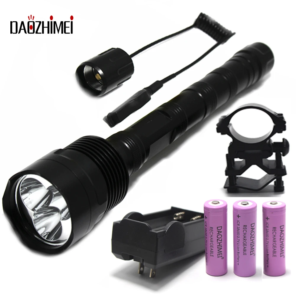 Rechargeable Led Flashlights | Tactical Flashlight | Flashlight Hunting ...