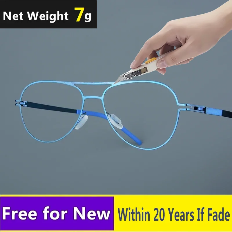 No-Fade-German-Design-Glasses-Frame-Men-Women-Screwless-Eyewear ...