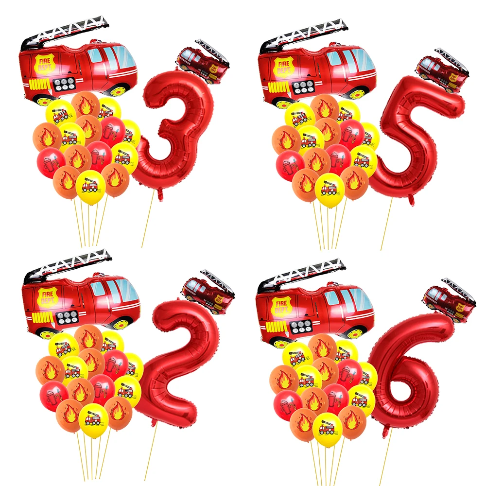 Fireman-Theme-party-Balloon-Banner-Fireman-Fire-Truck-Digital-Number ...