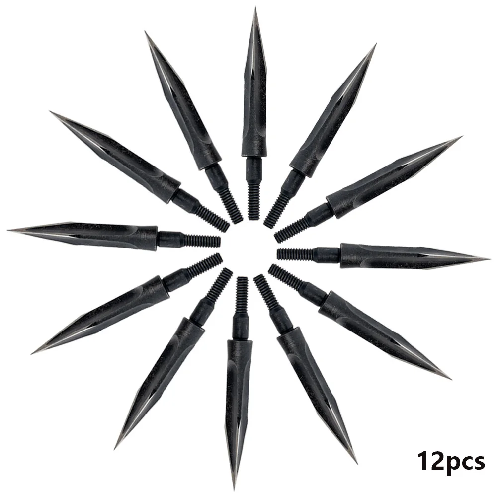 TOPARCHERY-Pointe-de-fl-che-en-acier-au-carbone-Mars-t-te-large-pointue ...