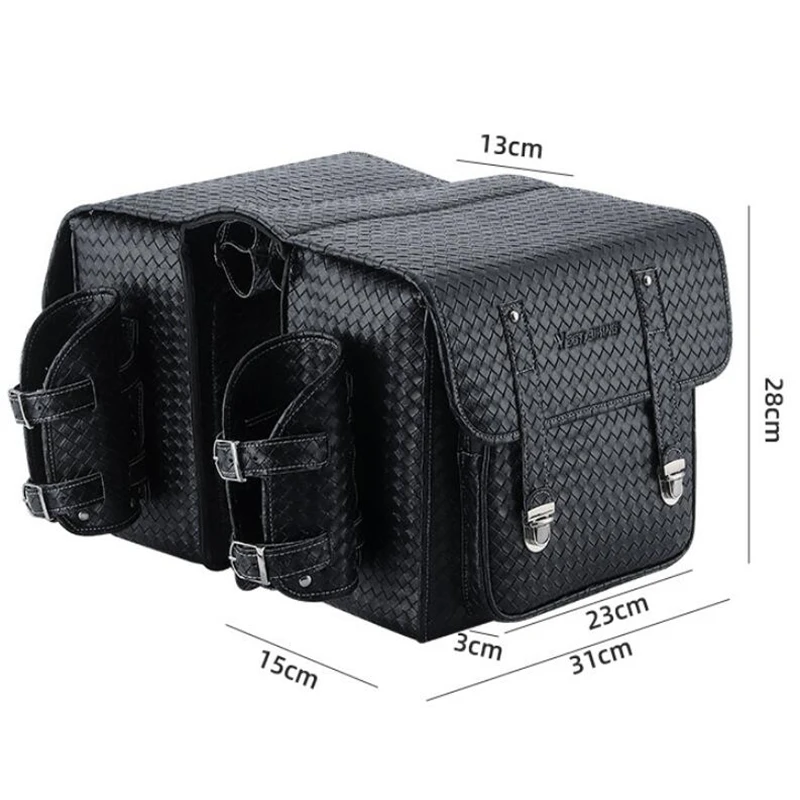Bicycle Double Side Bag Double Bag Shelf Mountain Bike Large Capacity ...