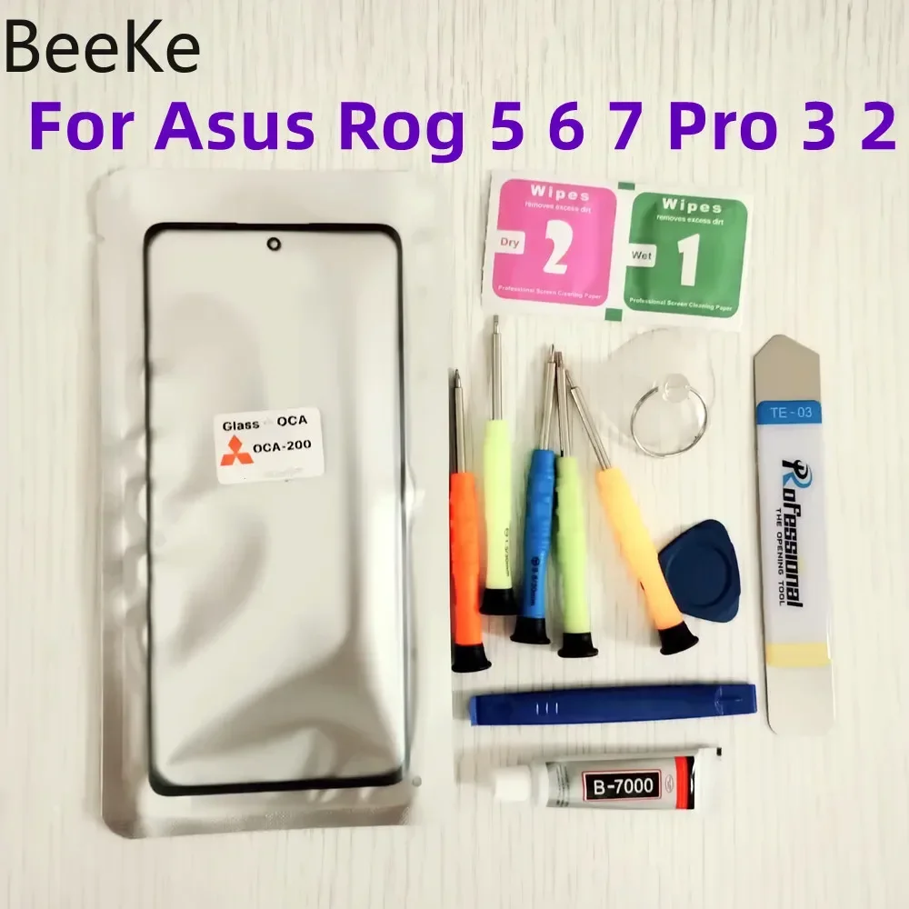 Replace Front Glass Touch Screen For Asus Rog Phone 5 5S 6 7 8 9 Pro 3 ...