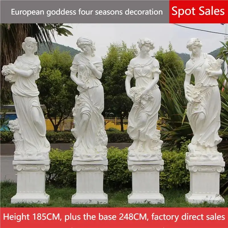 Large-fiberglass-figure-sculpture-Four-Seasons-Goddess-Statue-Garden ...