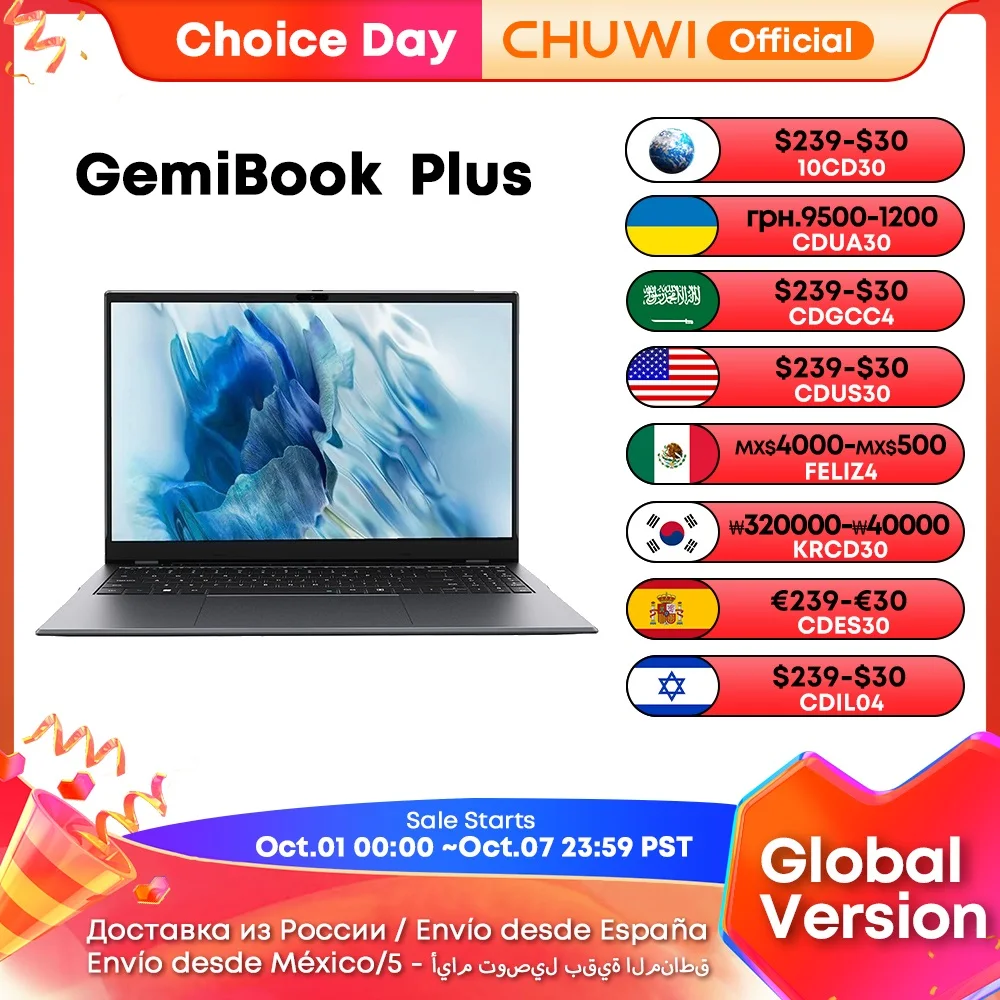 CHUWI-GemiBook-Plus-Laptop-15-6-gr-ficos-Intel-N100-para-12-a-generaci ...
