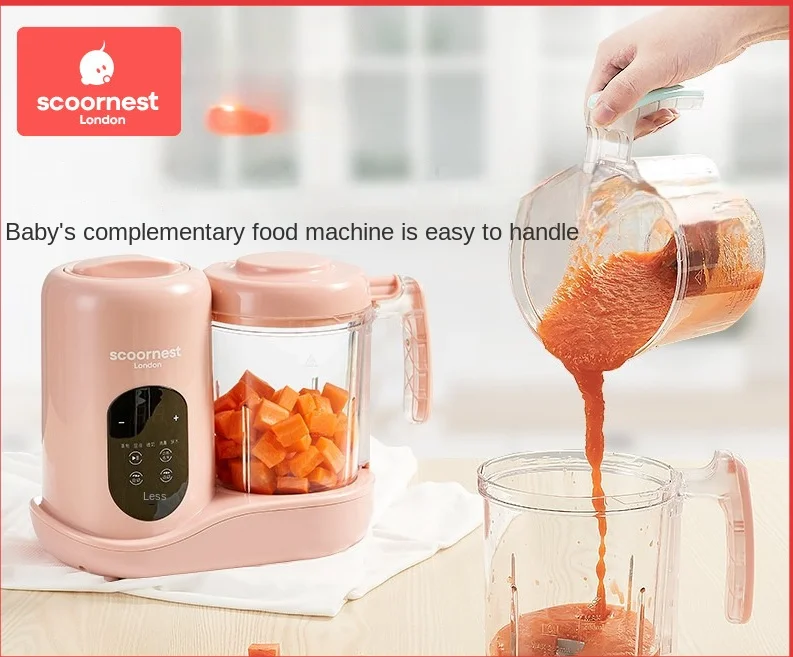 Baby-Auxiliary-Food-Machine-with-Integrated-Steaming-Boiling-and ...