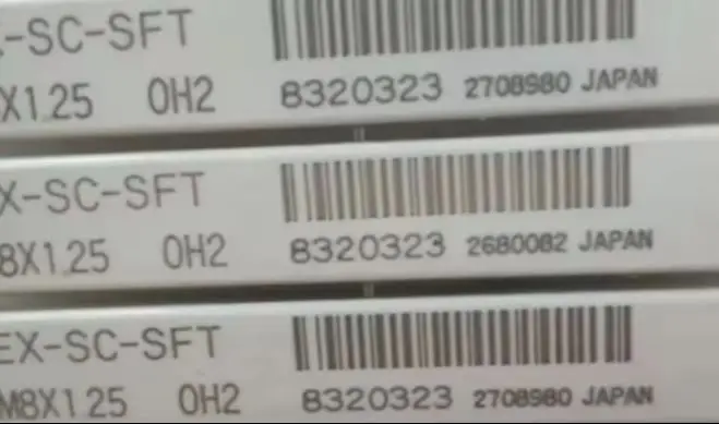 6PCS ORIGINAL CARBIDE INSERT EX-SC-SFT M 8*1.25 OH2 8320323 ...