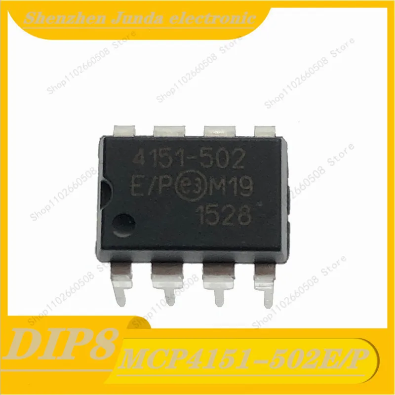 5 piezas 10 piezas/p dip -8 MCP4151 DIP8 código: 4151-502E/P chip de adquisición de datos