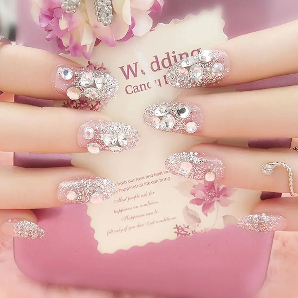 Crystal Bridal Nails