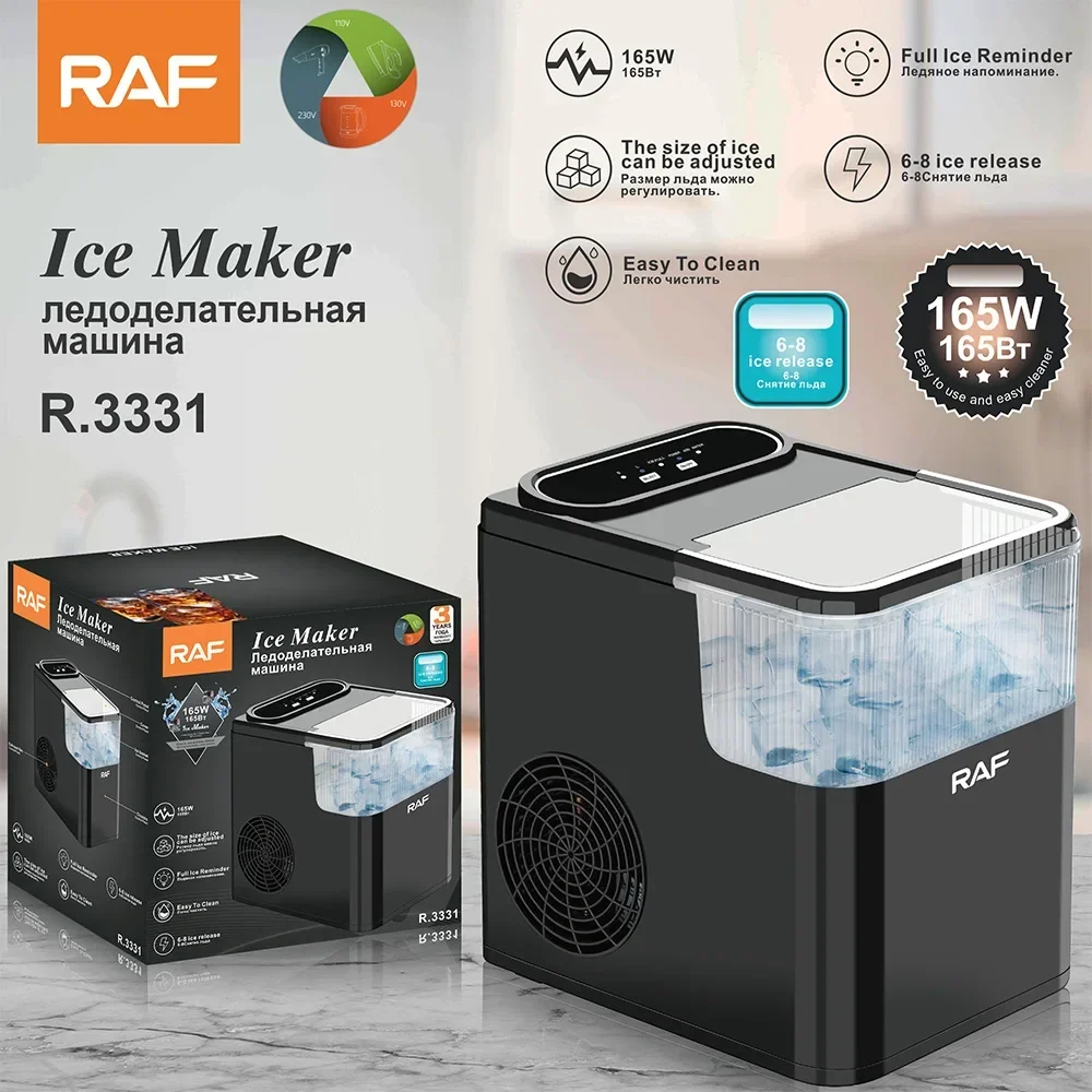 Portable Household Visual Automatic Small Ice Machine Countertop Self ...