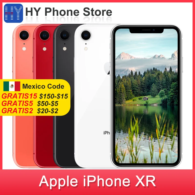 Apple iPhone XR 64GB/128GB Unlocked Smartphone with Face ID A12 Bionic ...