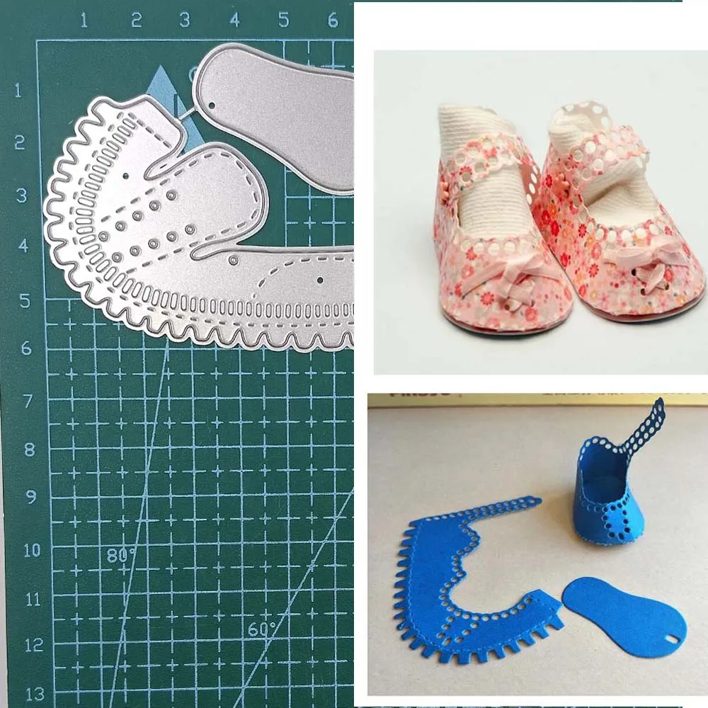 Baby Shoes Metal Cutting Dies Scrapbooking Embossing Paper Cards ...