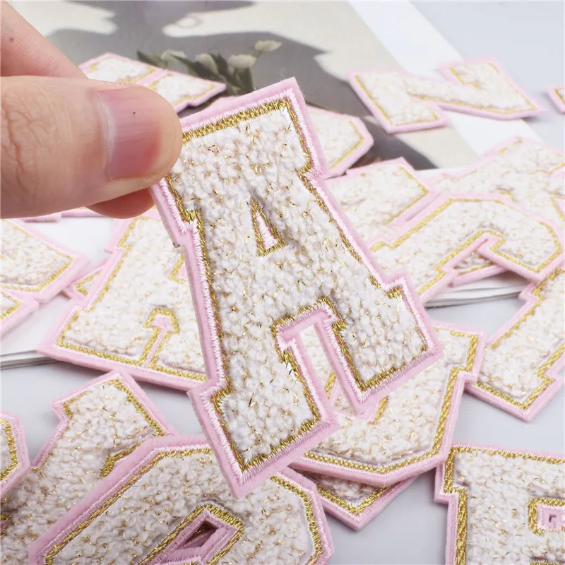 1pc-Cream-White-Patch-Glitter-Towel-Embroidered-Number-Patches-ABCED ...