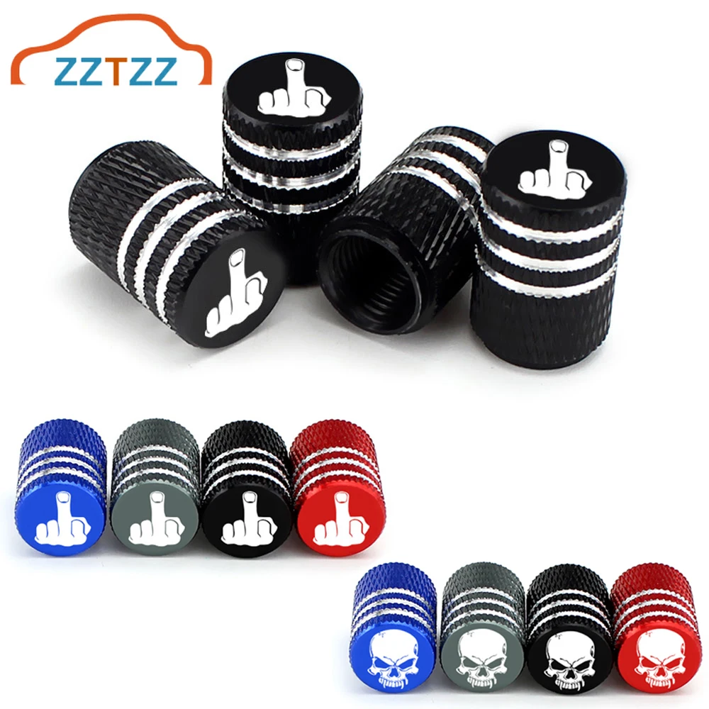 4pcs-Skull-Car-Valve-Caps-Wheel-Valve-Cap-Auto-Tyre-Air-Valve-Stem-Caps ...