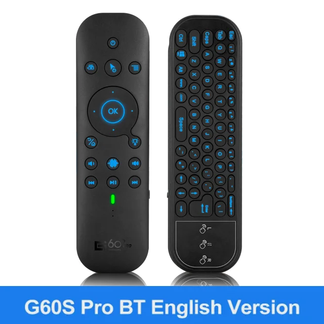 New G60S Pro BT Wireless Voice Remote Control 2.4G BT5.0 Dual Mode Air ...