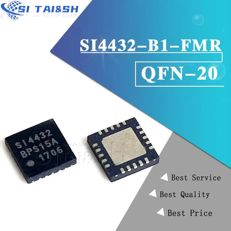 1PCS SI4432 SI4432 B1 FMR ISM QFN20|ism| - AliExpress