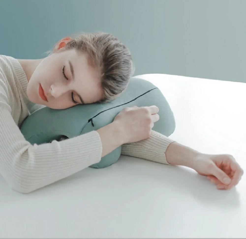 General Office Special Nap Pillow Ergonomic Chin Head Neck Supporting ...