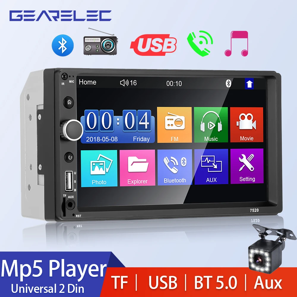 Gearelec-Car-Audio-Radio-2-Din-7-Inch-Touch-Screen-MP5-Stereo-FM ...
