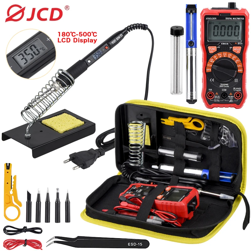 JCD-soldering-iron-kit-with-Digital-multimeter-6000-counts-AC-DC ...