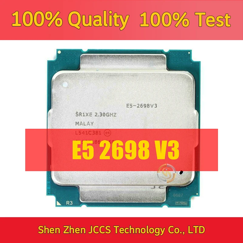 Used Xeon E5 2698 V3 Processor SR1XE 2.3Ghz 16 Core 135W Socket LGA ...