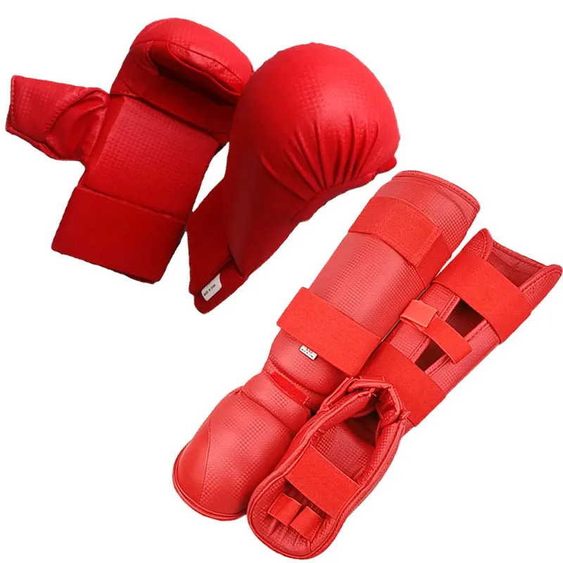 Karate-Equipment-MMA-Suit-karate-Gloves-Set-Leg-Shin-Guard-Hand-Palm ...