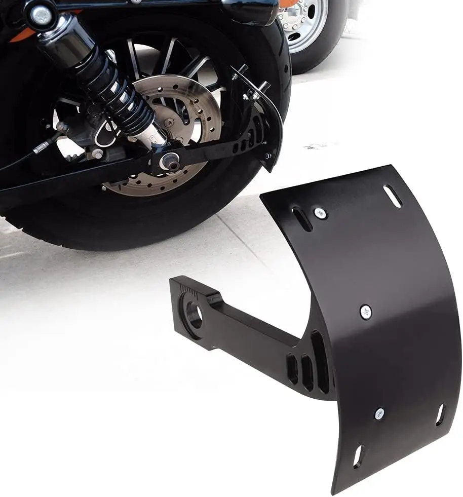 Universal Motorcycle License Number Plate Holder, Swingarm Mount ...