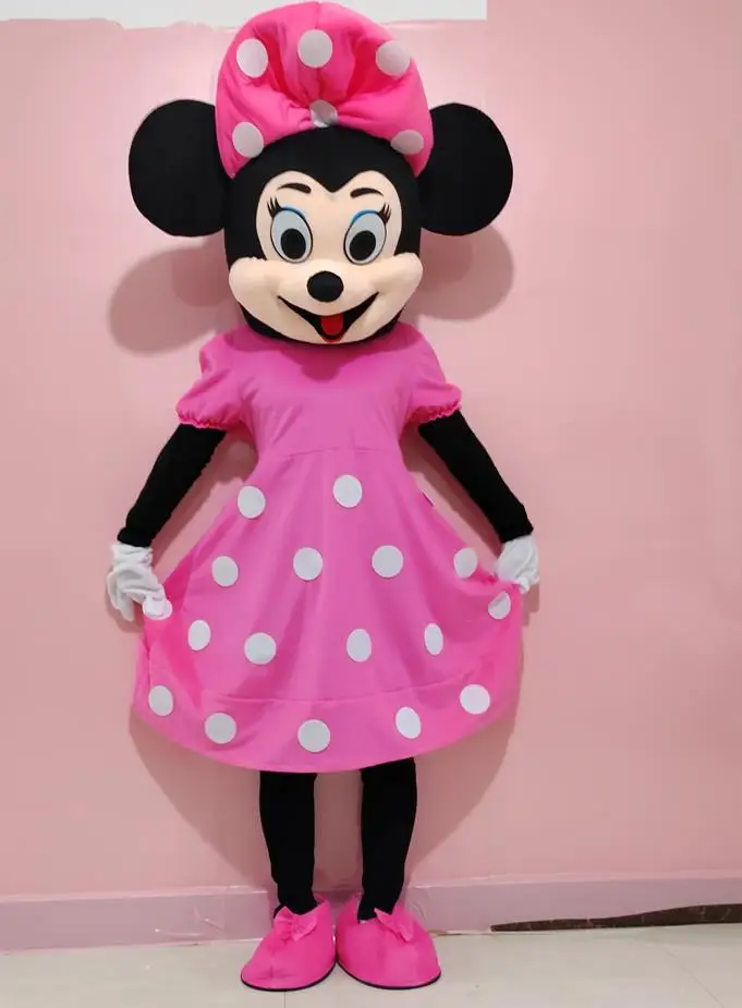 Pink Minnie Mouse Costume Adults