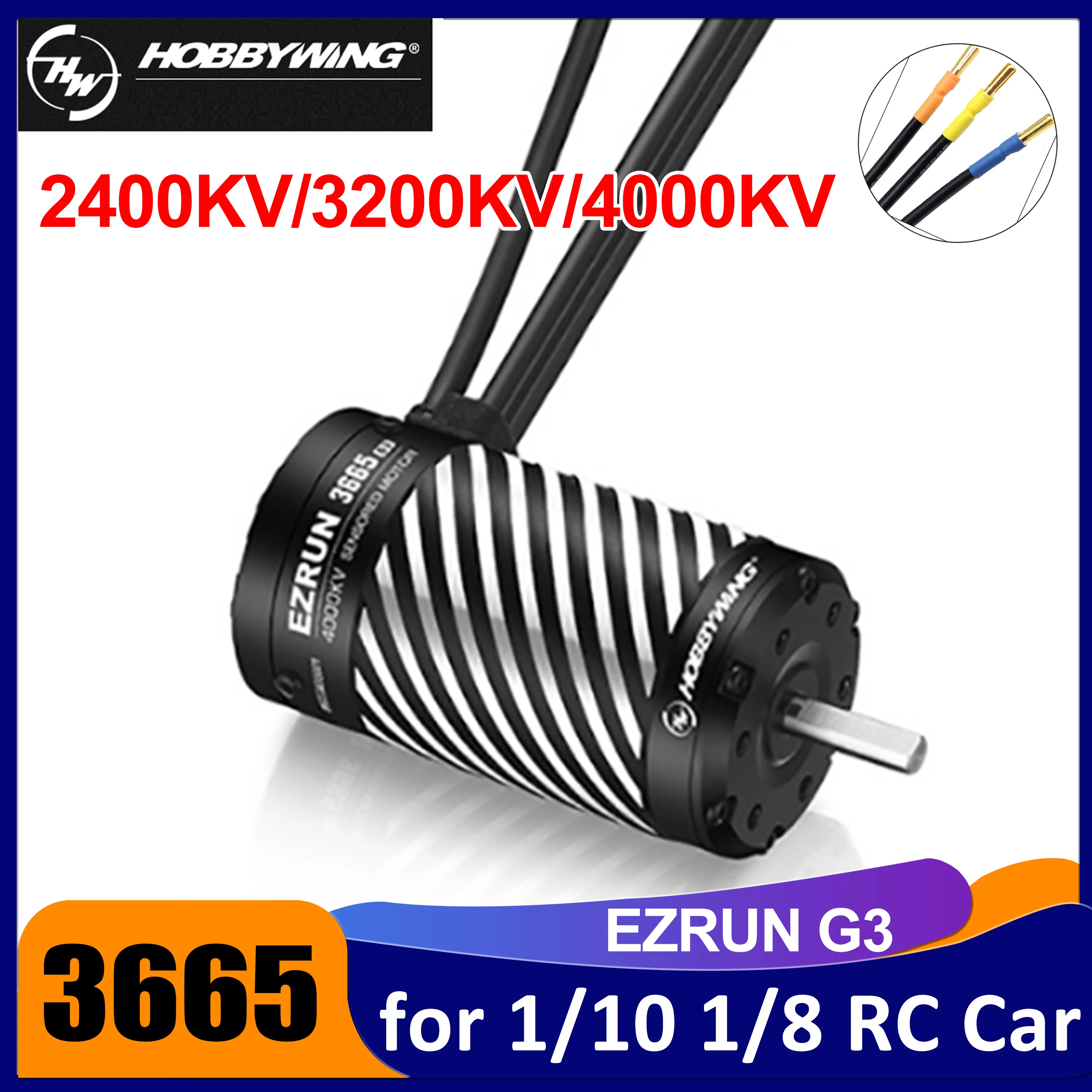 HOBBYWING-EZRUN-3665-G3-Sensored-Brushless-Motor-2400-3200KV-4000KV ...