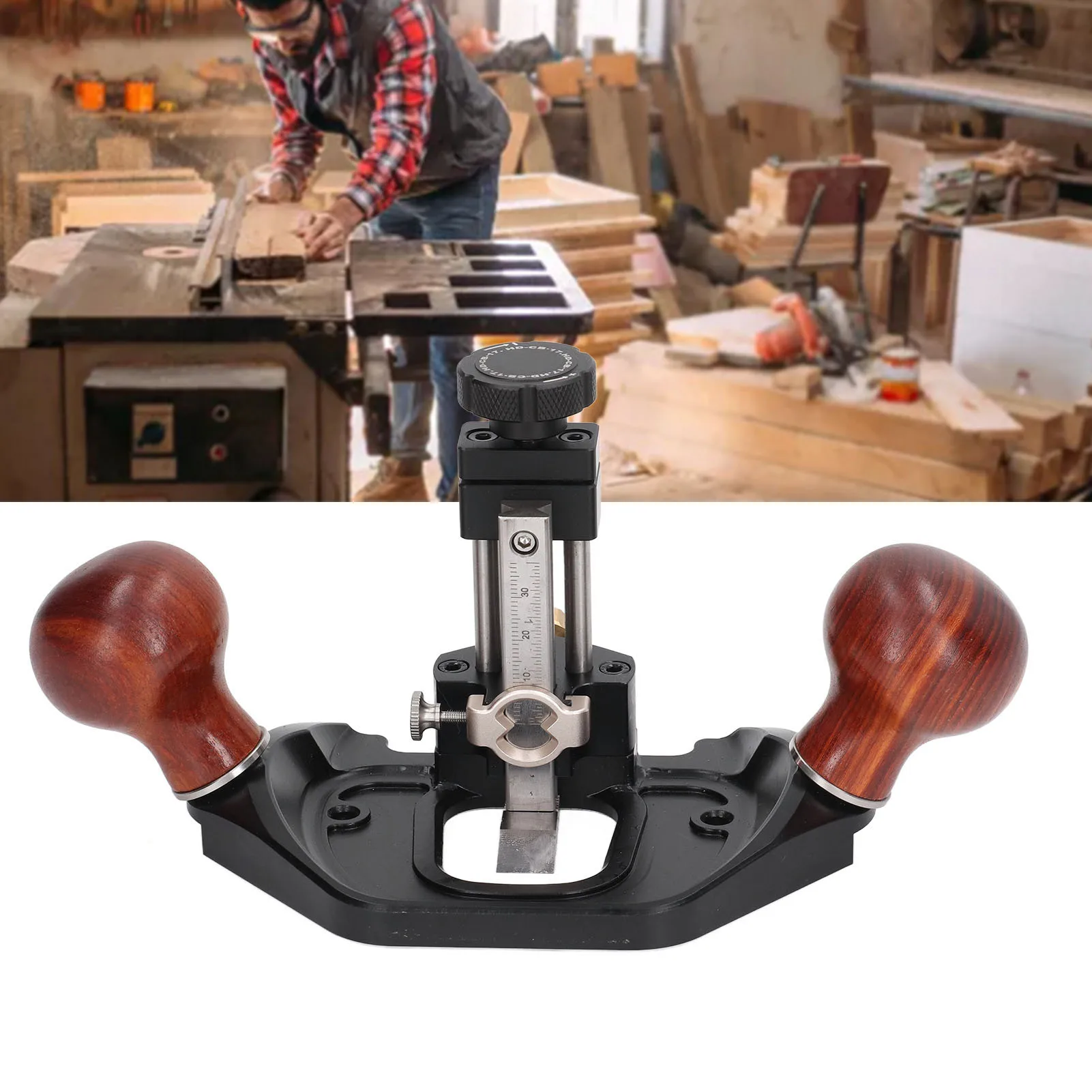Aluminum-Alloy-Woodworking-Router-Plane-Adjustable-Accuracy-Trimming ...