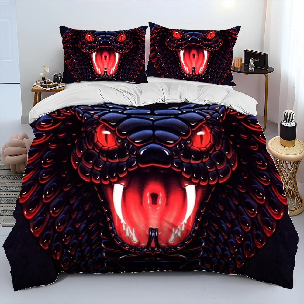 Cobra-Horrible-Snake-Serpent-Comforter-Bedding-Set-Duvet-Cover-Bed-Set ...