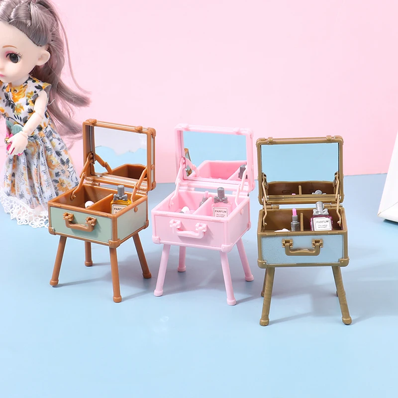 1-12-Doll-house-home-scene-decoration-Mini-makeup-box-makeup-mirror ...