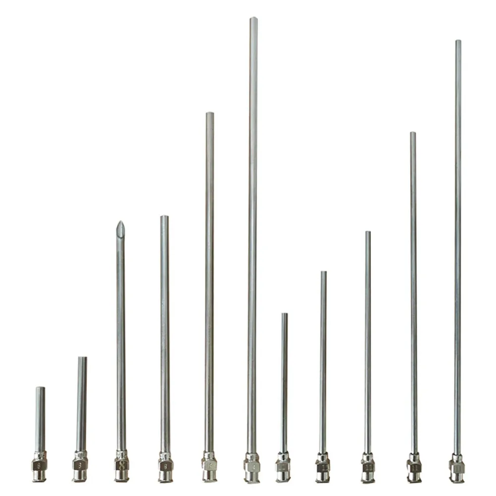 5pcs 120mm Long 25G (thin) To 8G (thick) Stainless Steel Syringe Needle ...