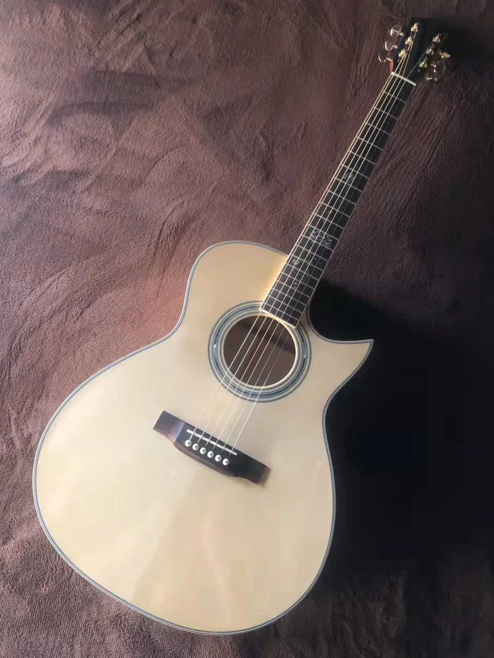 40 "full solid wood GA sharp Angle acoustic guitar| | - AliExpress