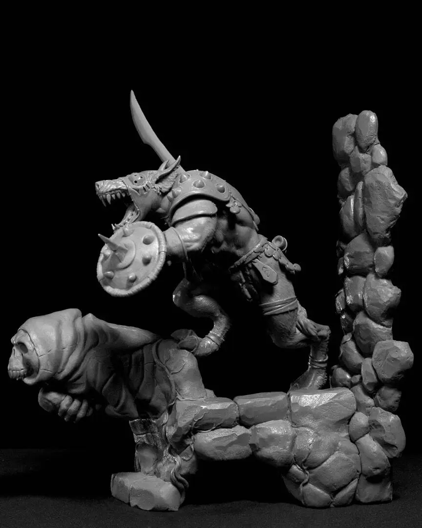 1-24-Scale-Die-cast-Resin-Figure-Model-Assembling-Kit-Magic-Figure ...