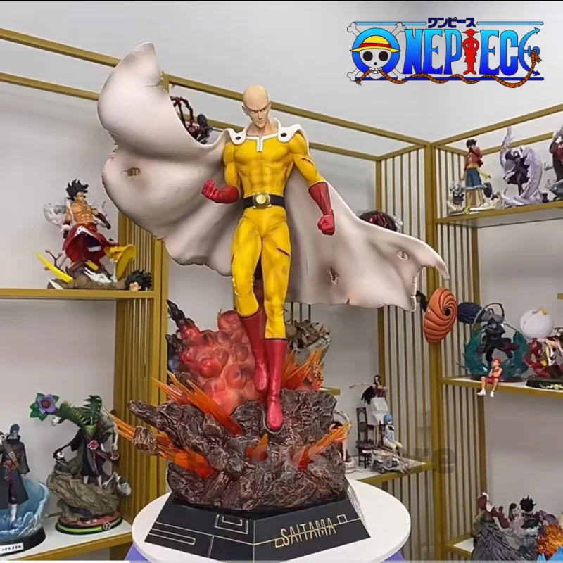 43cm-Original-One-Punch-Man-Figure-Saitama-Model-Dolls-Figurines-Dxf ...