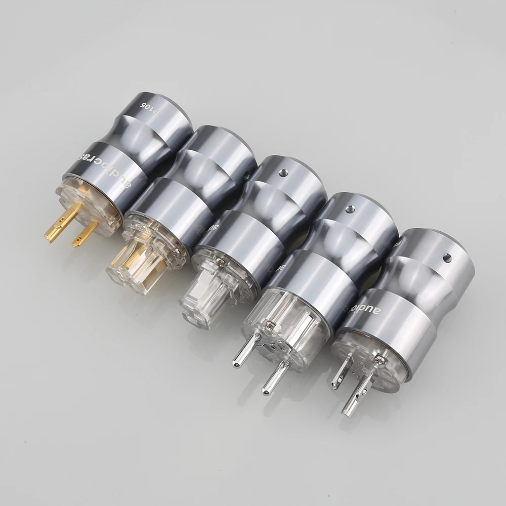 Audio Power Plug Gold Plated | Power Plug Hifi Audio | Us Power Plug ...