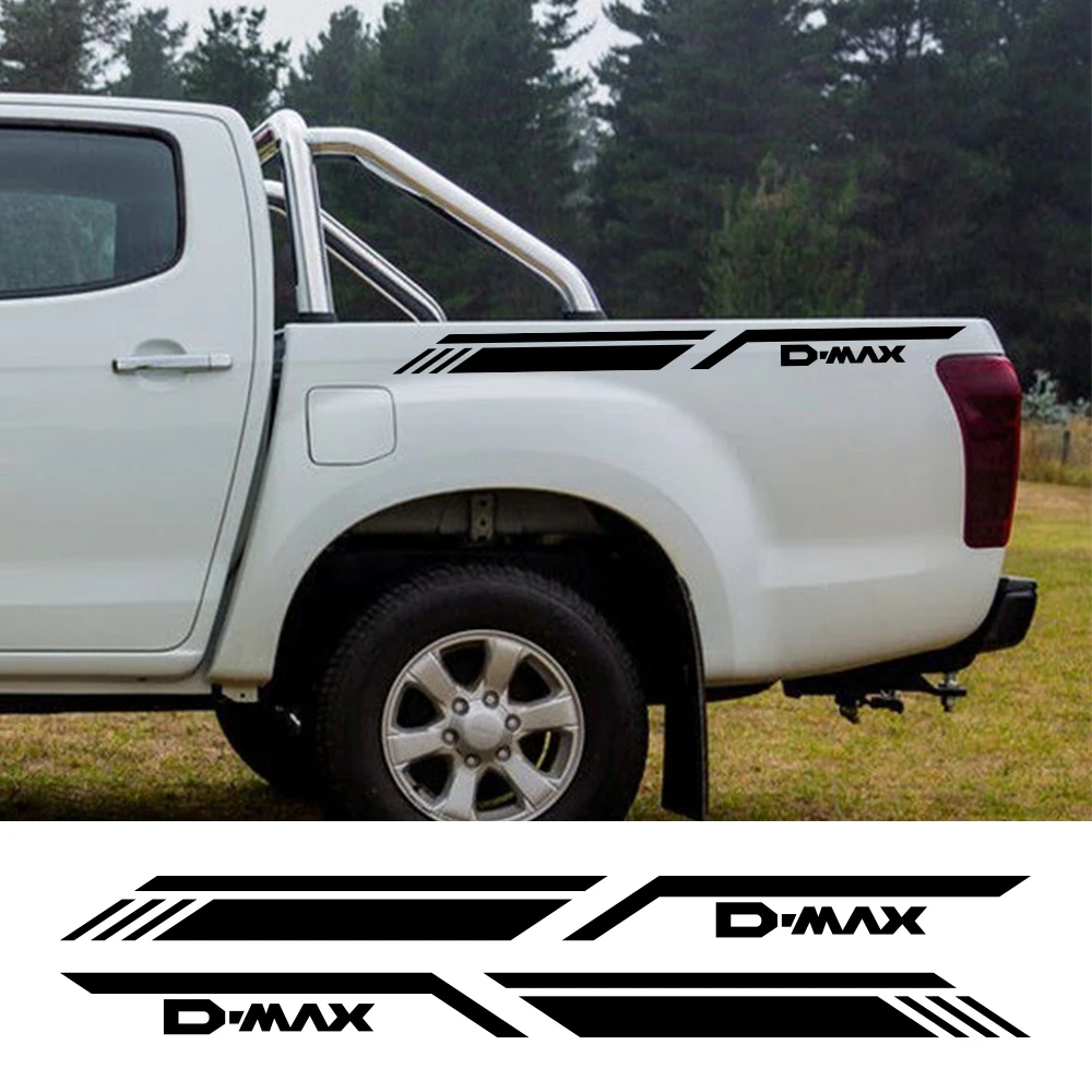 Pickup-Sticker-For-Isuzu-Dmax-D-Max-X-Car-Stripes-Logo-Style-Decor ...
