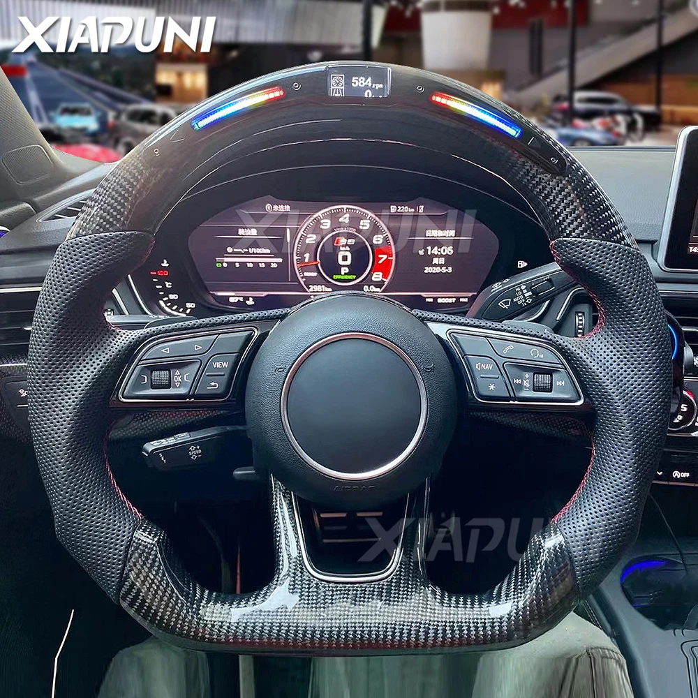 Volant-de-Course-LED-Personnalis-pour-Audi-Mod-le-RS3-RS4-RS5-S3-S4-S5 ...