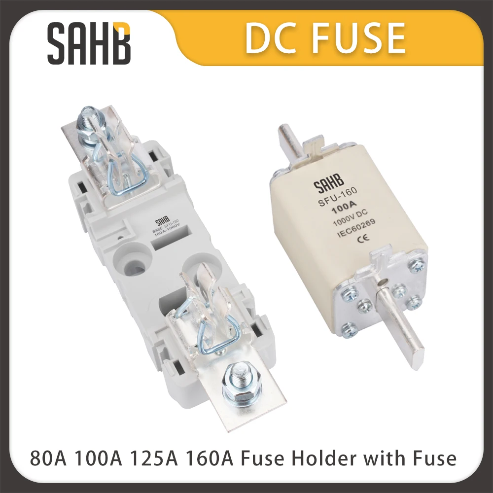 SAHB-PV-Solar-Fuse-1000V-DC-80A-100A-125A-160A-Fusible-Fuse-Holder-with ...
