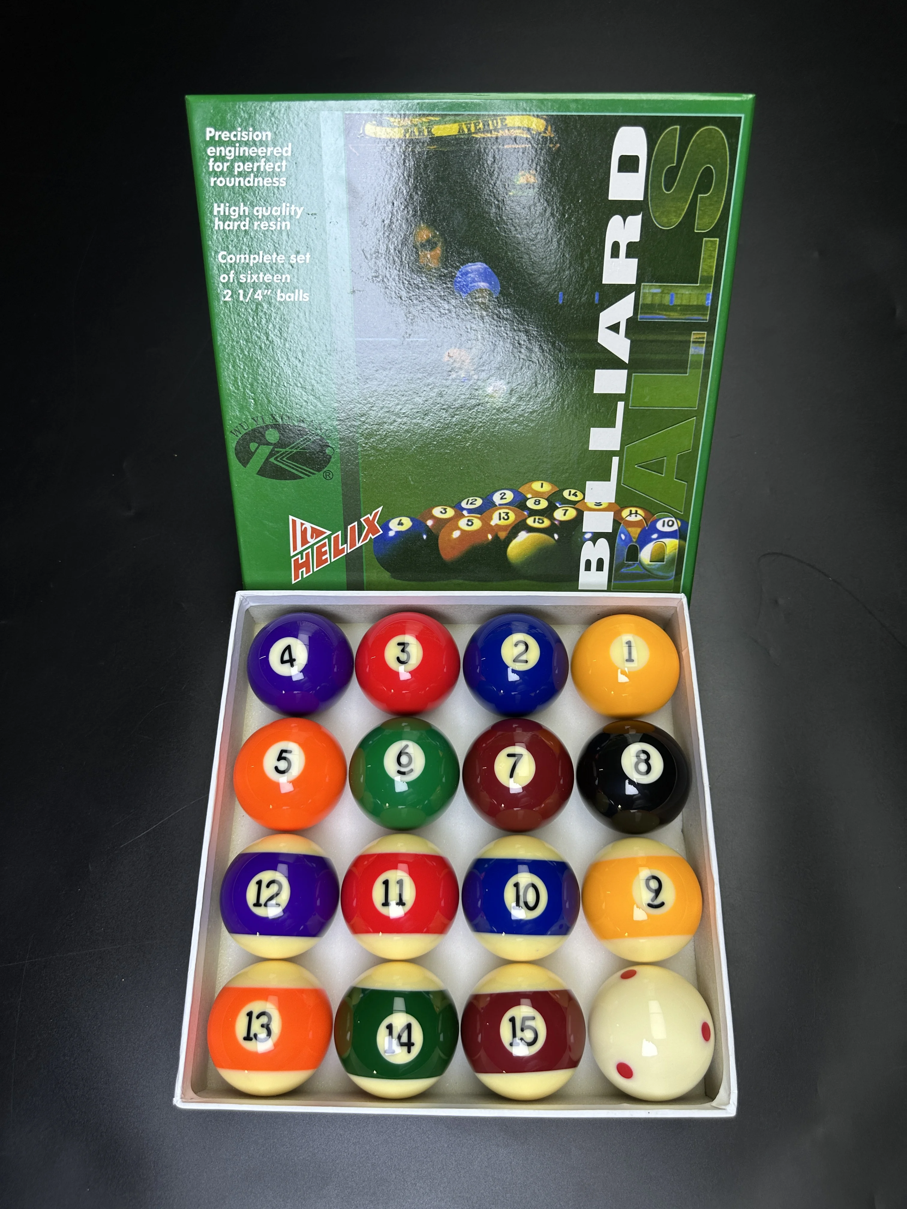 Hot Selling Budget-friendly Pool Balls of 2-1/4''inch/57.2 mm 4A Grade ...